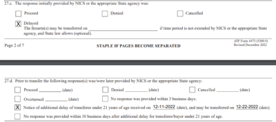 New ATF Form 4473 (December 2022 Revised Form) – FFL Boss